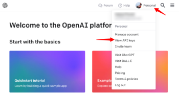 วิธีการขอ API Key จาก OpenAI