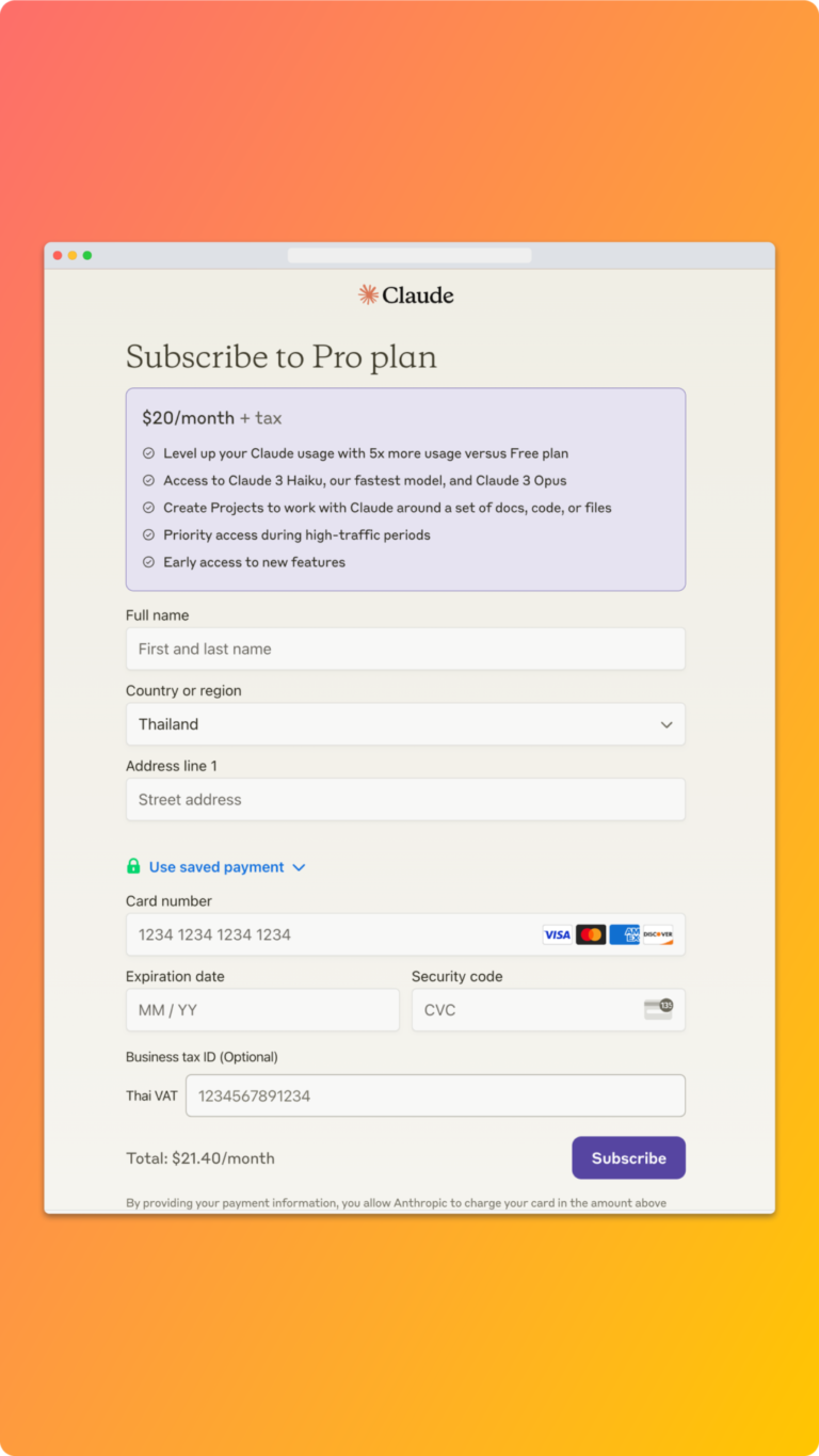 วิธีการสมัคร Claude AI Professional plan หรือ Claude Pro