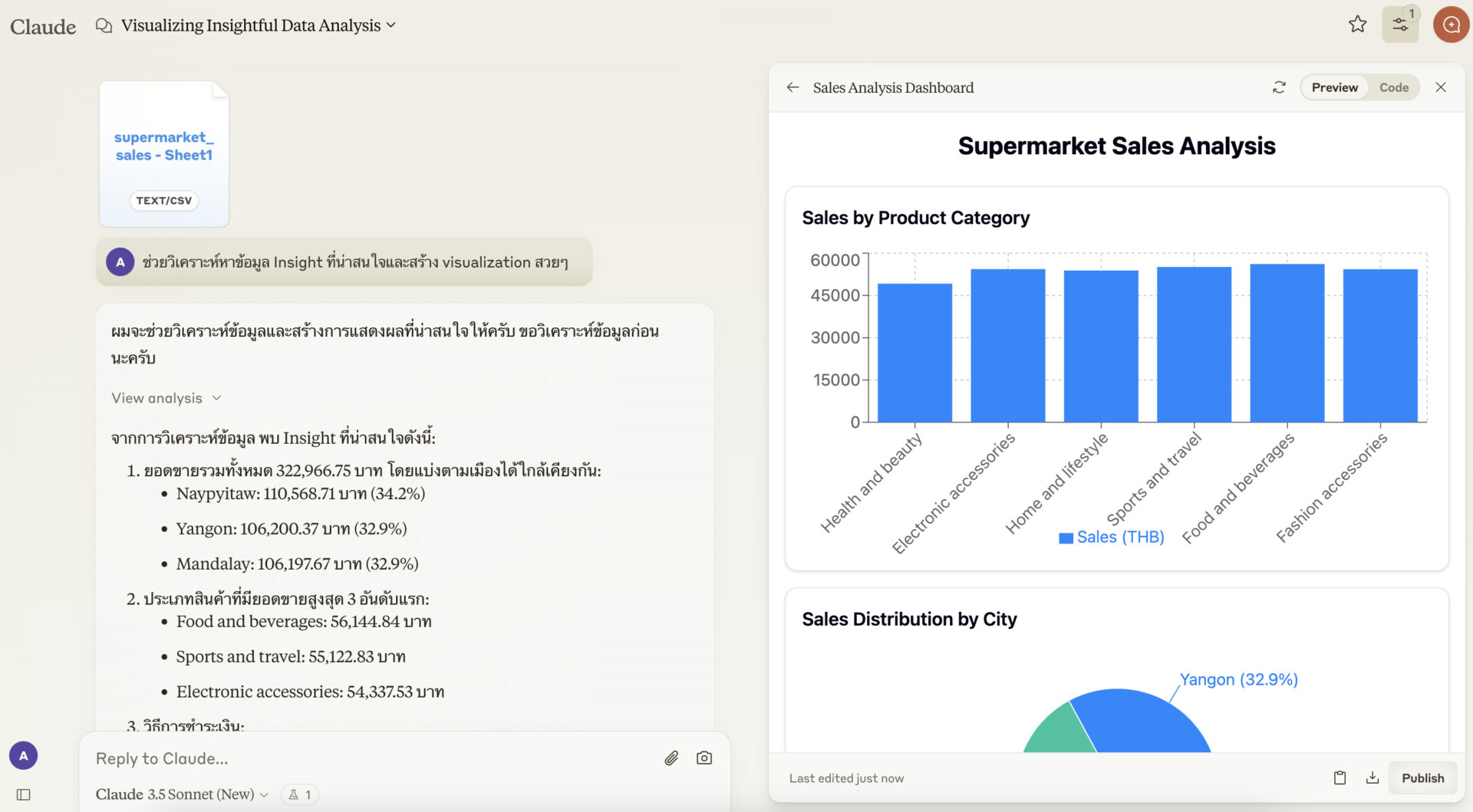 เคล็ดลับการใช้งาน Claude Data Analysis วิเคราะห์ข้อมูล